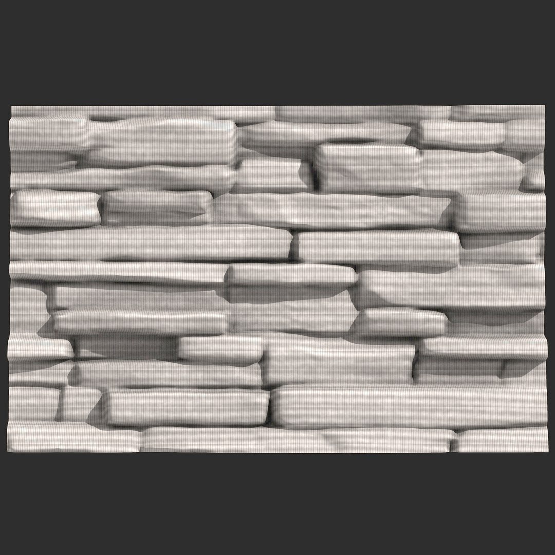 3D 6 Models Stone Walls 2 Model - TurboSquid 2295411