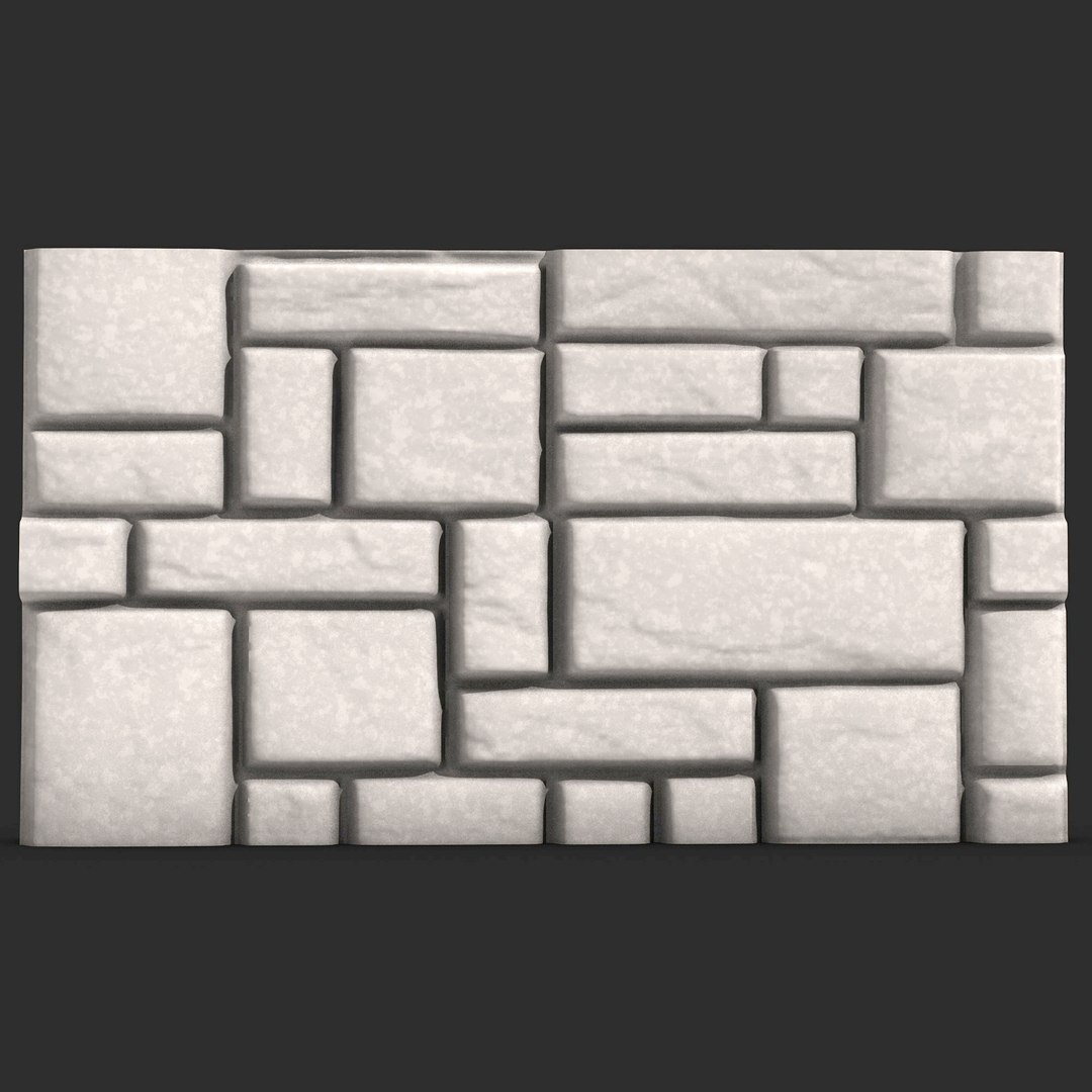 3D 6 Models Stone Walls 2 Model - TurboSquid 2295411
