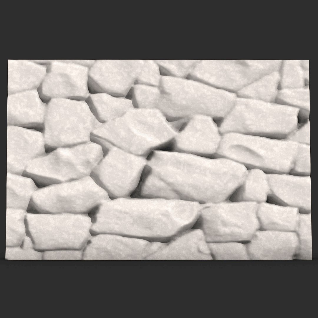 3D 6 Models Stone Walls 2 Model - TurboSquid 2295411
