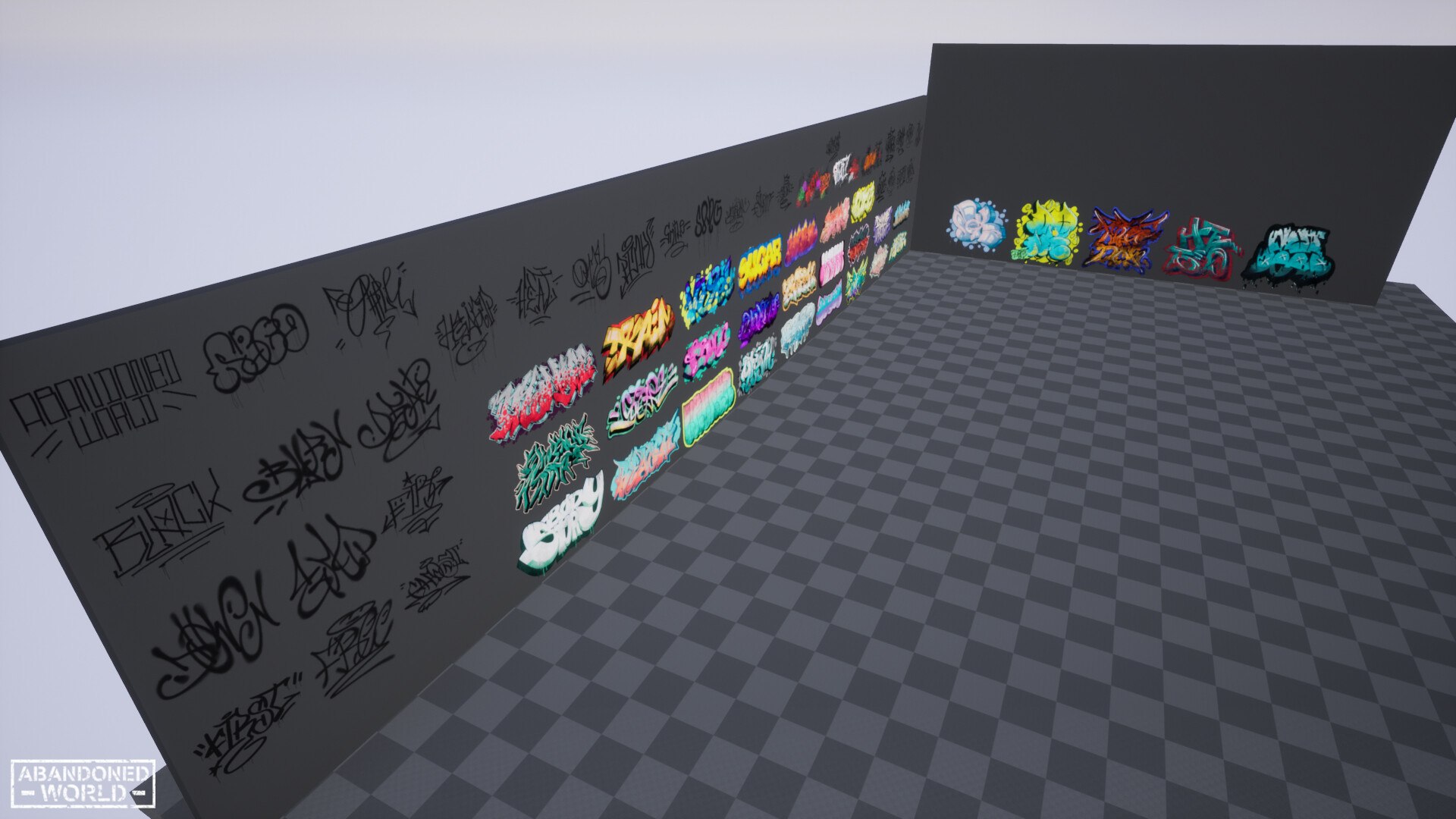 3D Graffiti Pack Decals IV For UE4 And Unity Model - TurboSquid 1861453