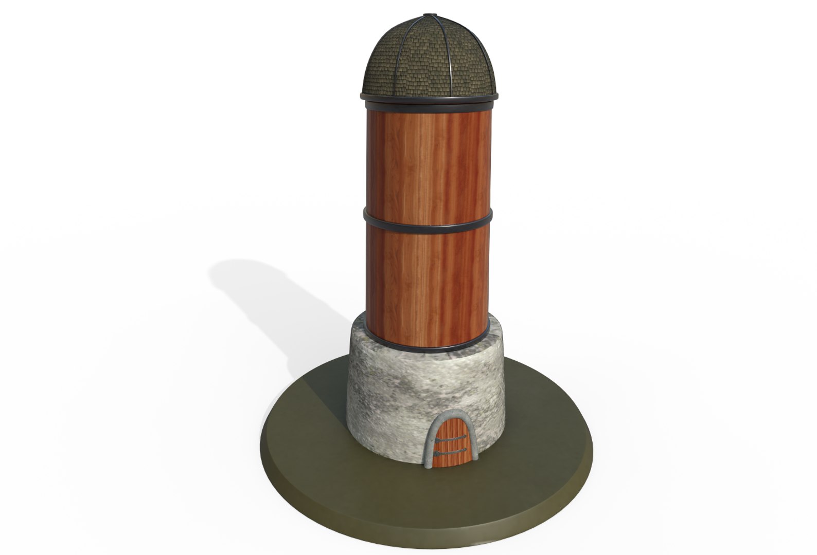 Fantasy Farm Silo 3D Model - TurboSquid 1519630