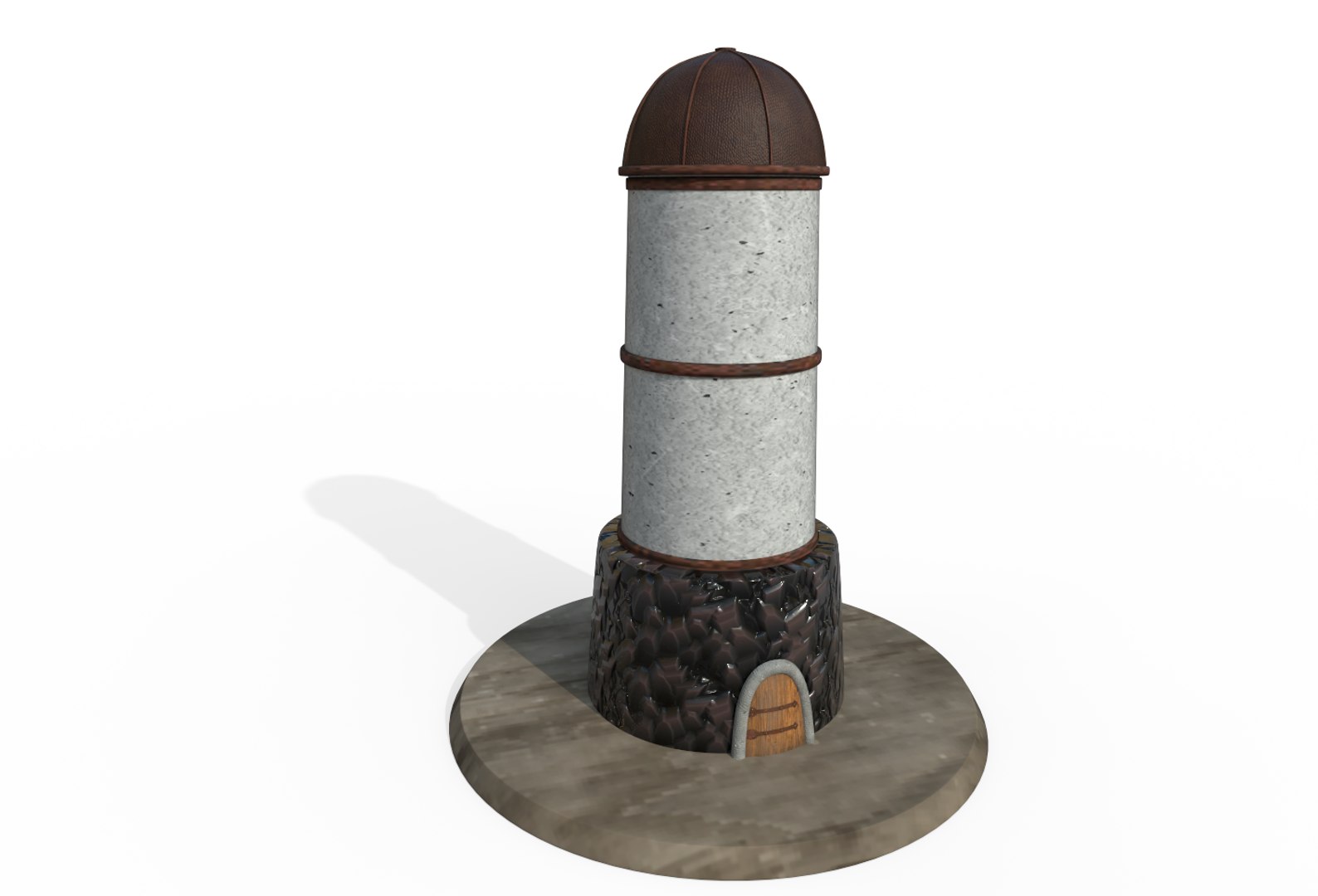 Fantasy Farm Silo 3D Model - TurboSquid 1519630