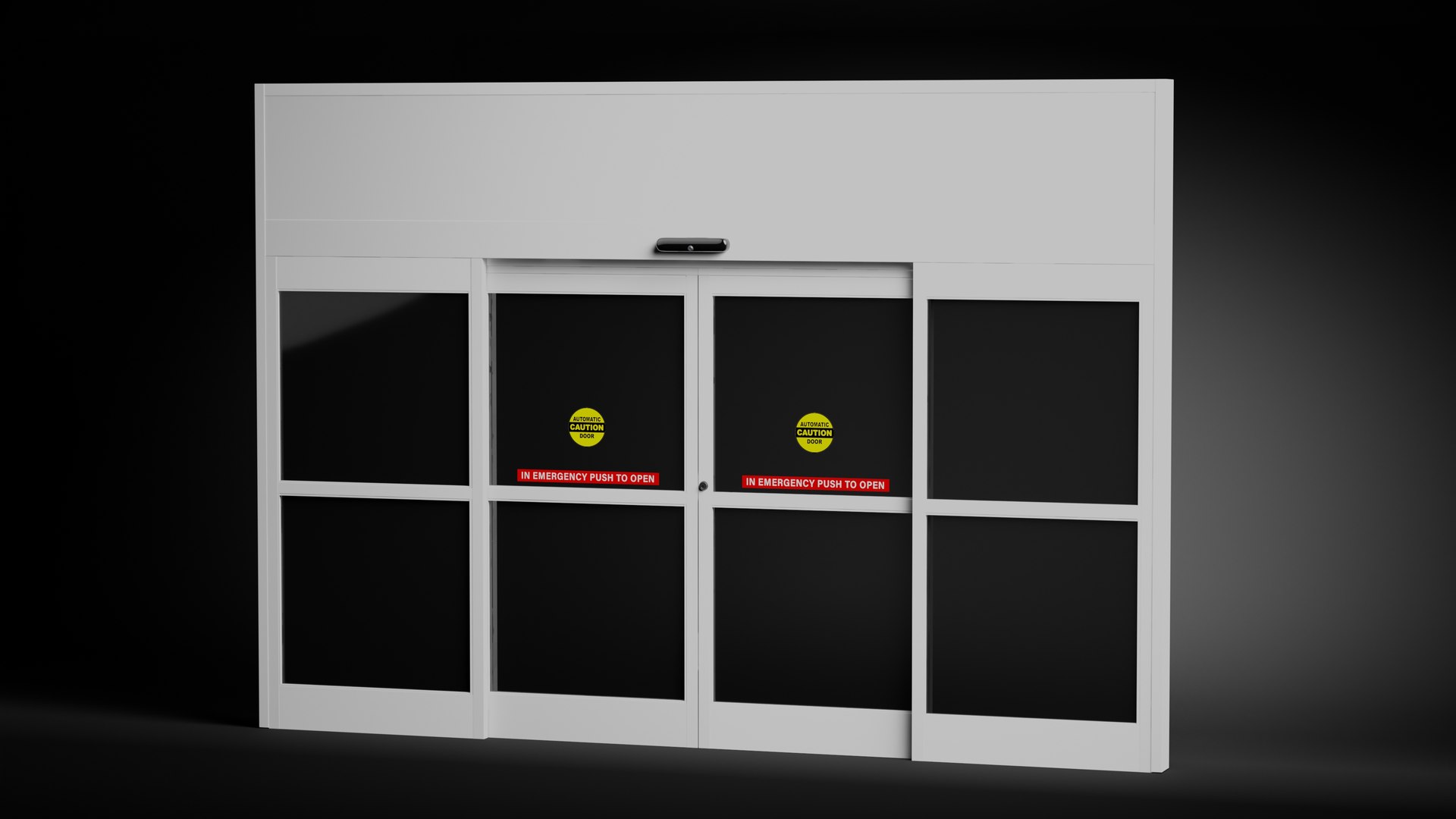 3D Shop Automatic Door Model - TurboSquid 2037564