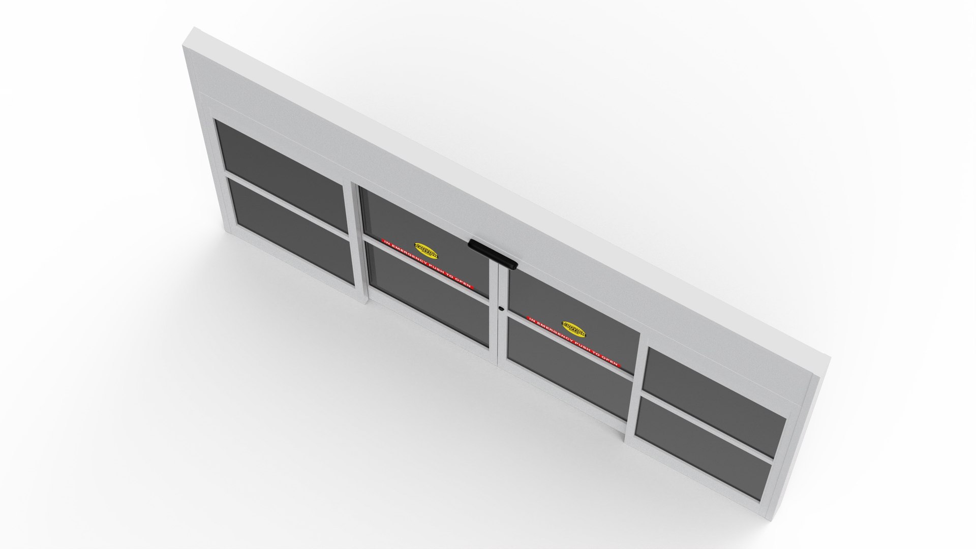 3D Shop Automatic Door Model - TurboSquid 2037564