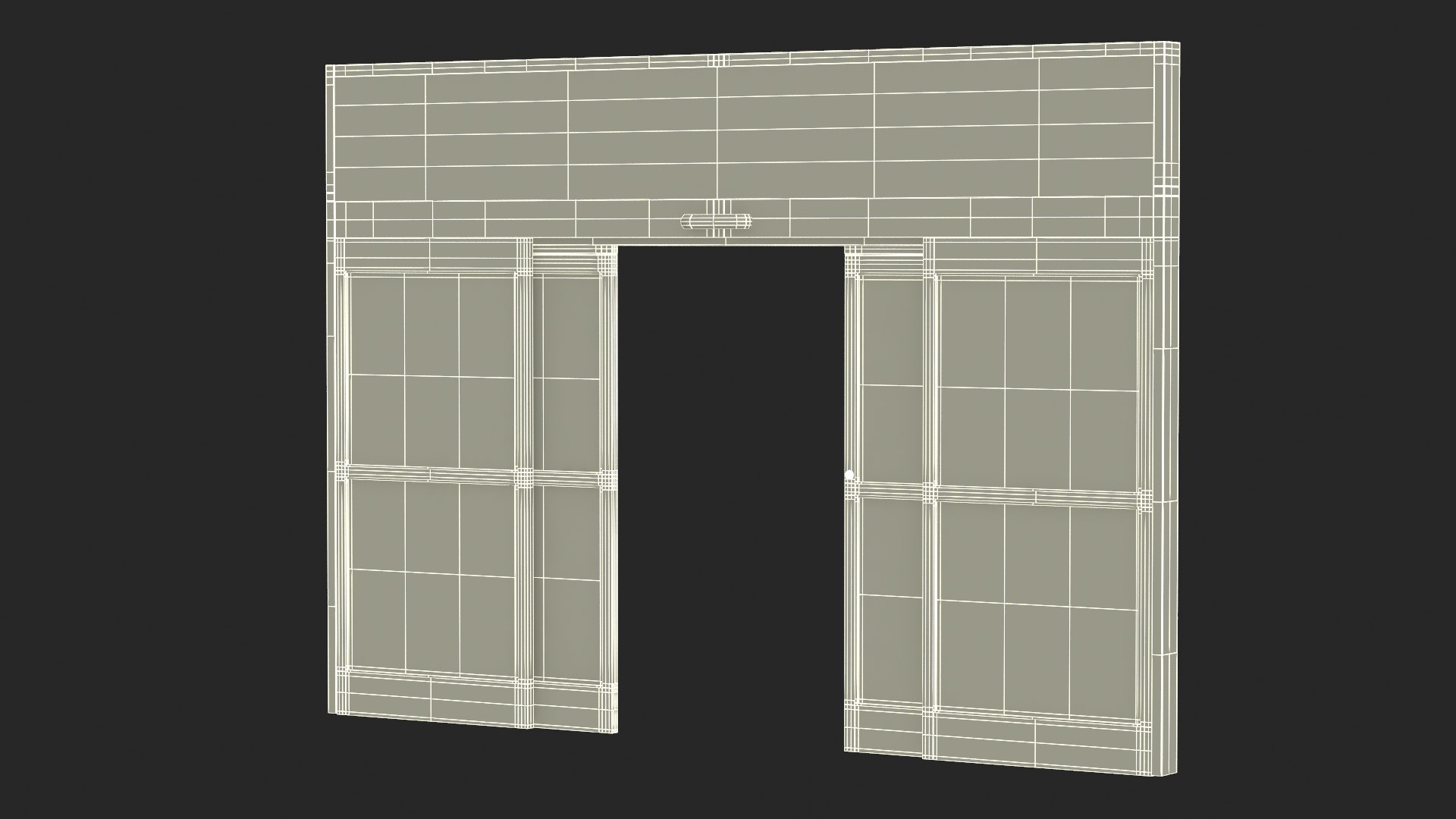 3D Shop Automatic Door Model - TurboSquid 2037564