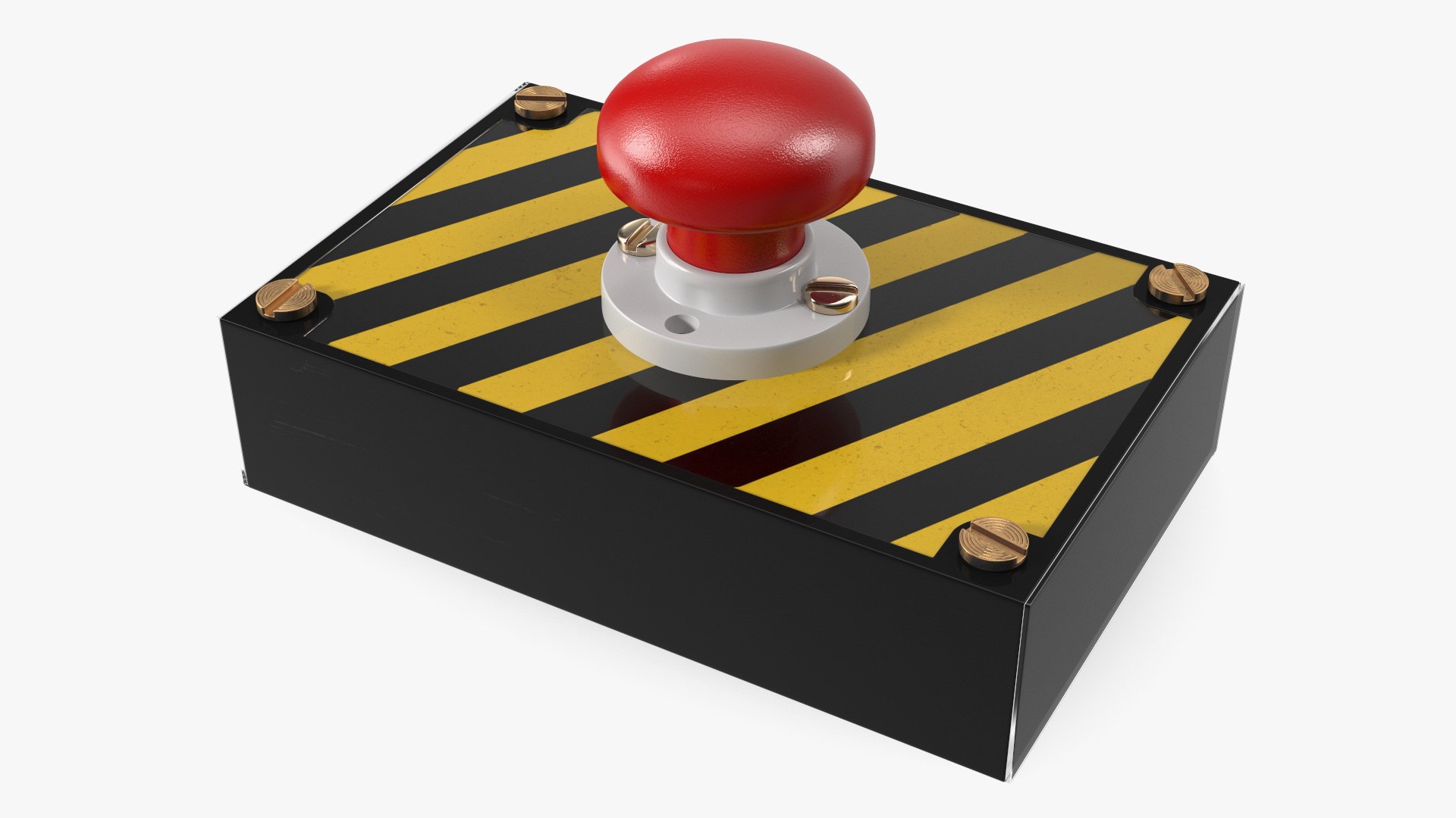 3D Industrial Emergency Stop Button - TurboSquid 2316351