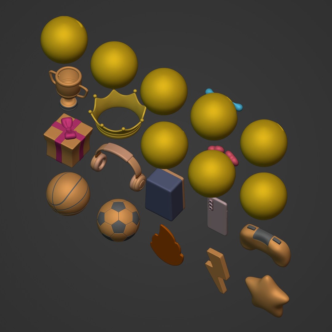 3D Smileys Pack Model - TurboSquid 1277388