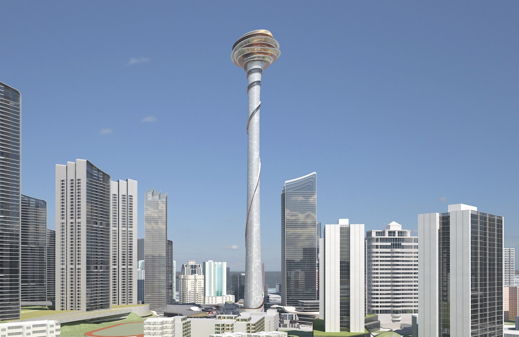 Modern City 04 3D - TurboSquid 2000095