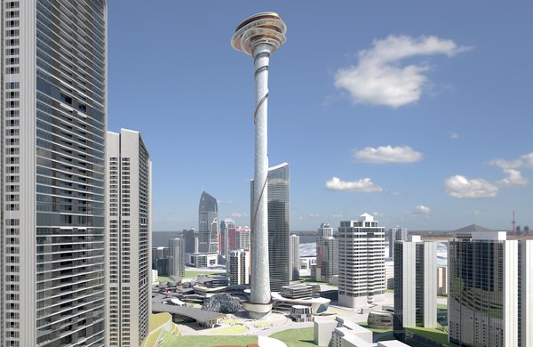 Modern City 04 3D - TurboSquid 2000095