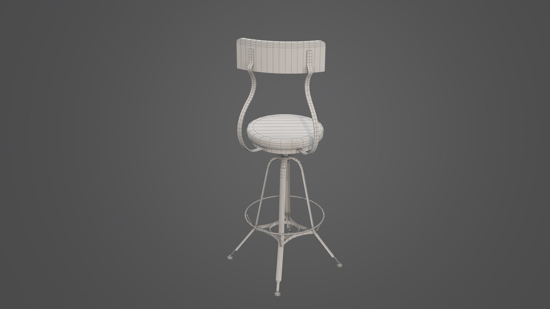 3D Bar Stool Model - TurboSquid 1483452