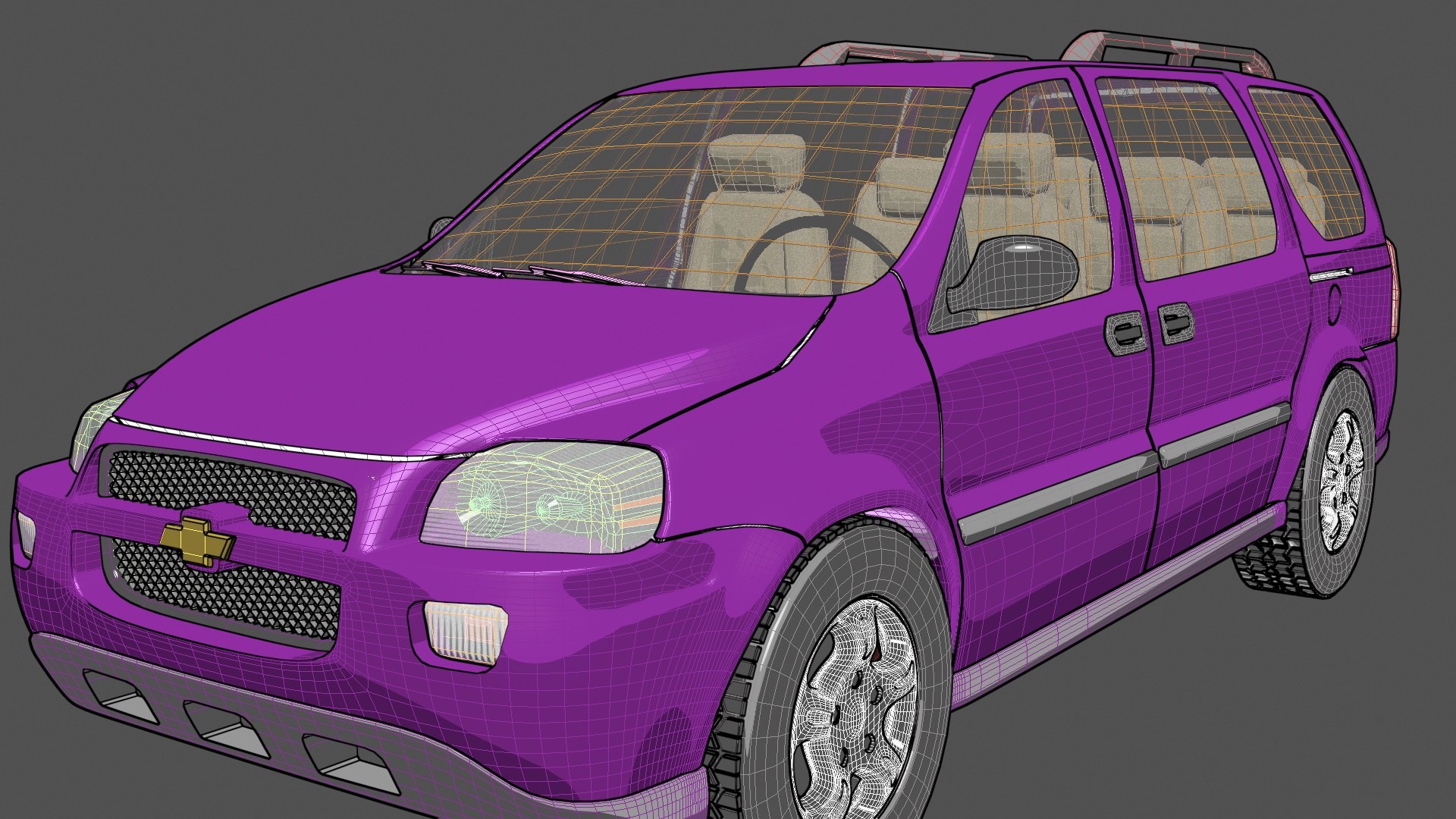 3ds Max Chevrolet Uplander