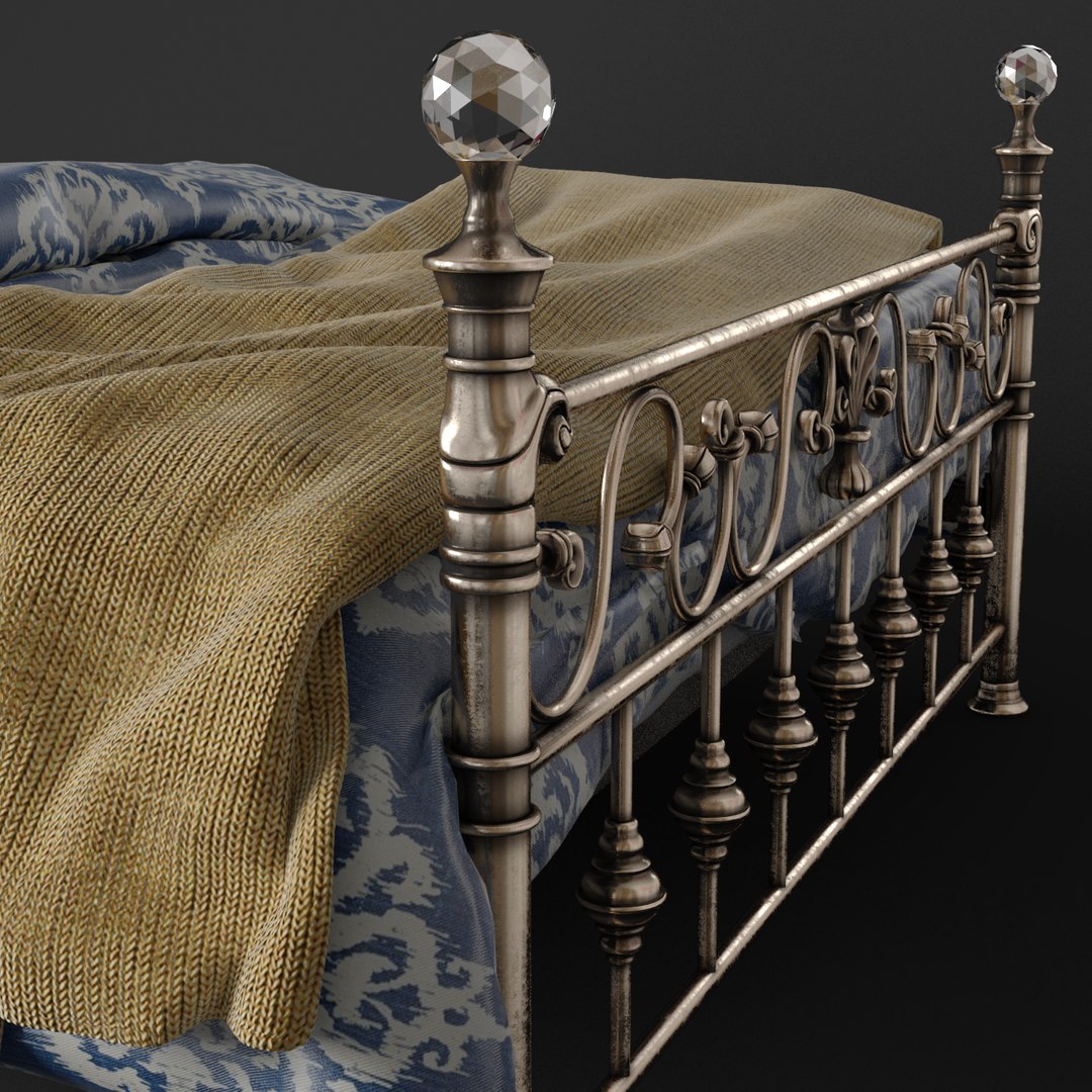 3D Bed Tetchair Charlotte Model - TurboSquid 1409799