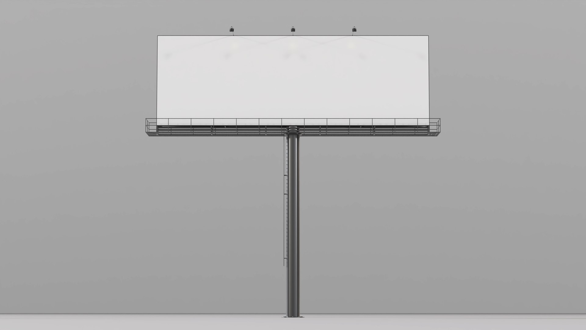 Blank Outdoor Billboard 3D - TurboSquid 2153969