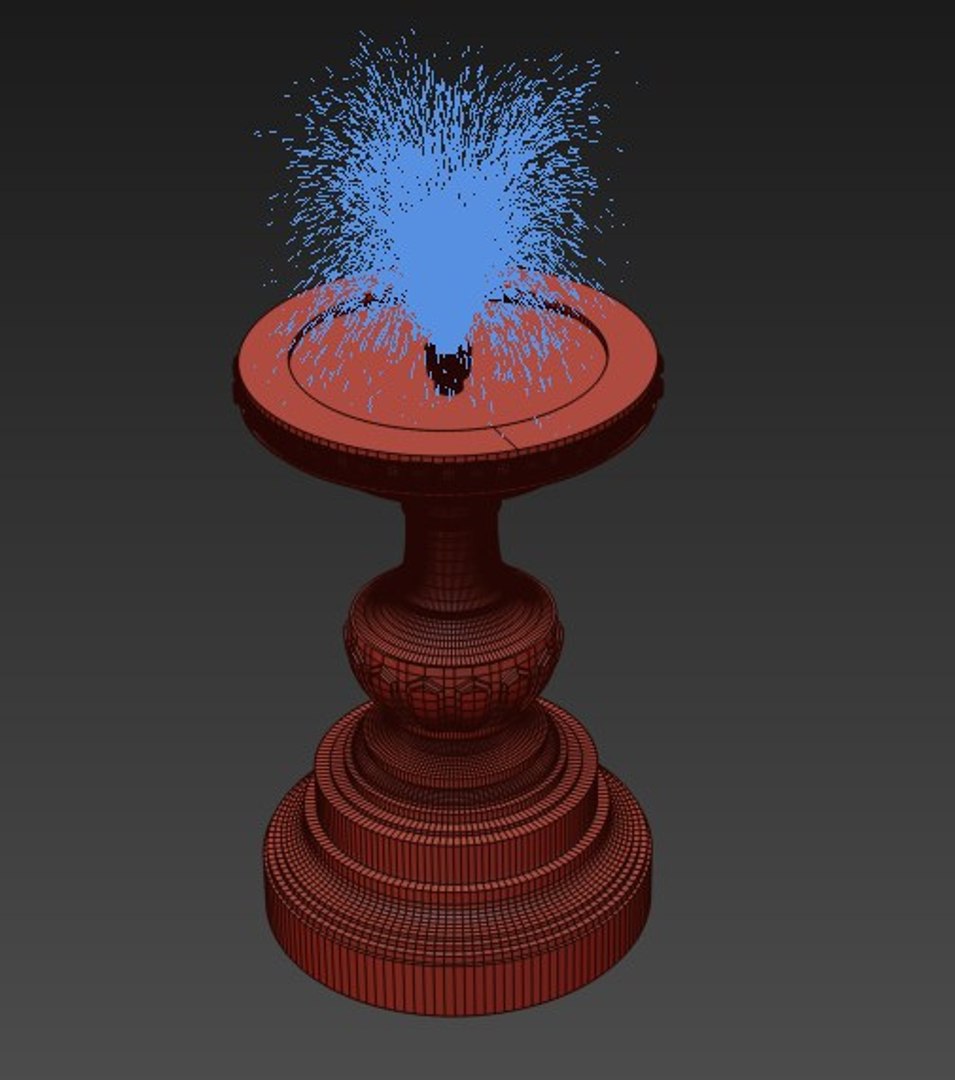 3D Classic Fountain Water Model - TurboSquid 1567485
