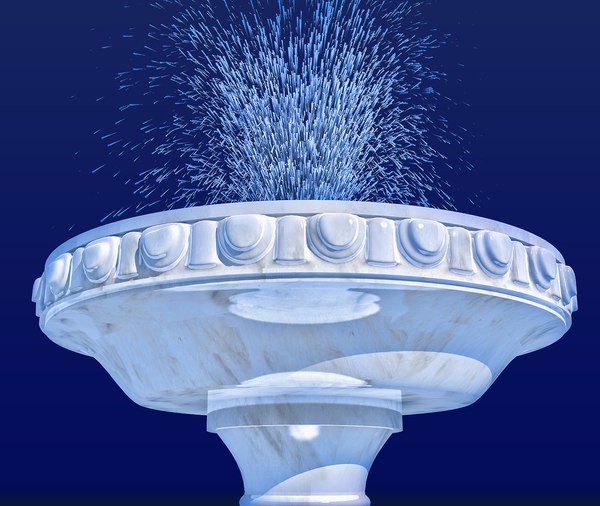 modelo 3d Fuente clásica animada gratis - TurboSquid 1567485