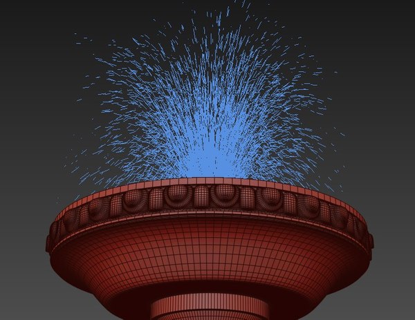 modelo 3d Fuente clásica animada gratis - TurboSquid 1567485