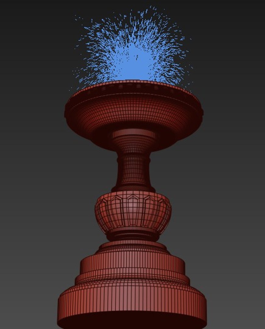 3D Classic Fountain Water Model - TurboSquid 1567485
