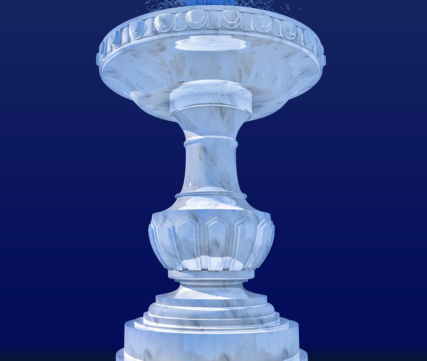 modelo 3d Fuente clásica animada gratis - TurboSquid 1567485