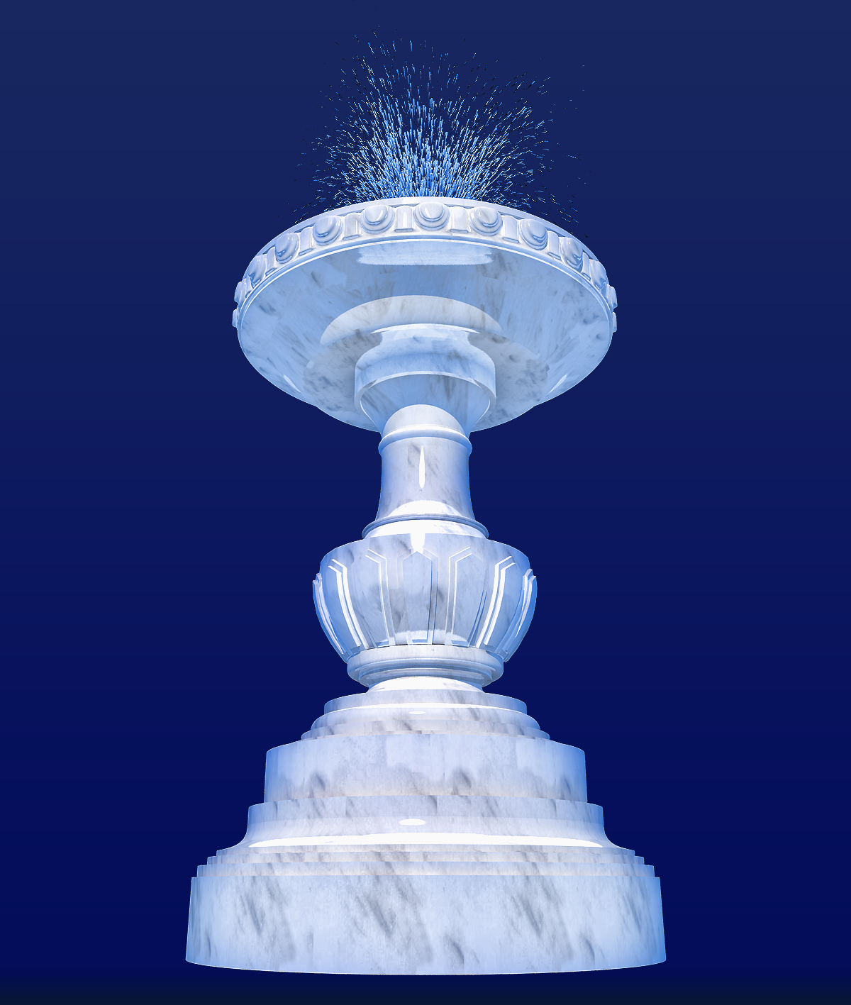 modelo 3d Fuente clásica animada gratis - TurboSquid 1567485