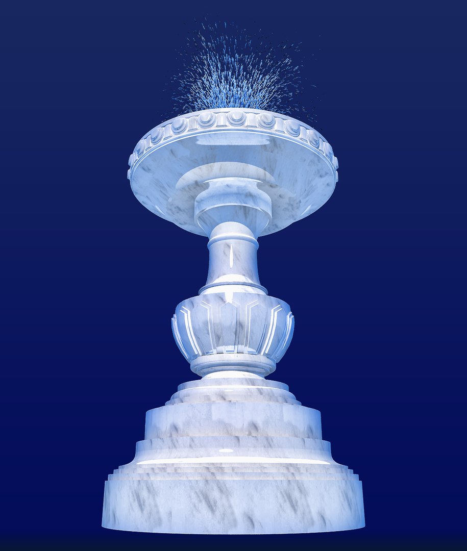 3D Classic Fountain Water Model - TurboSquid 1567485