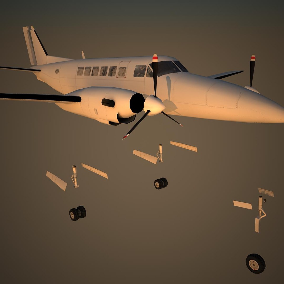 3d Beech 99 Basic Model