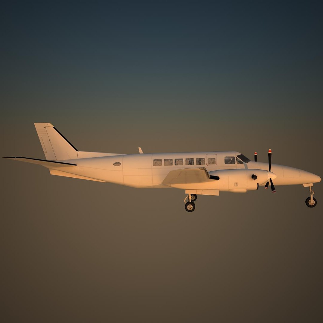3d Beech 99 Basic Model