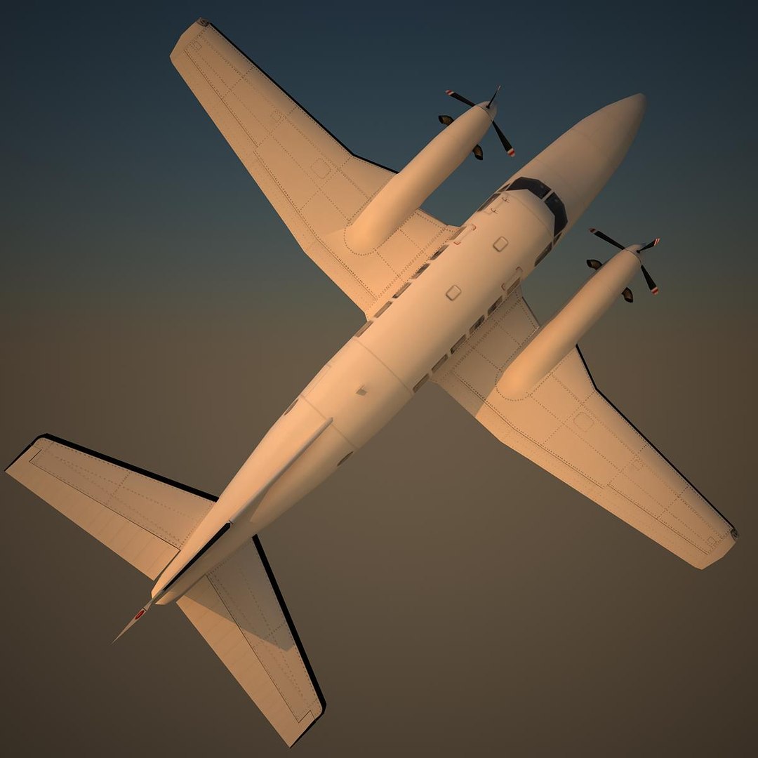 3d Beech 99 Basic Model