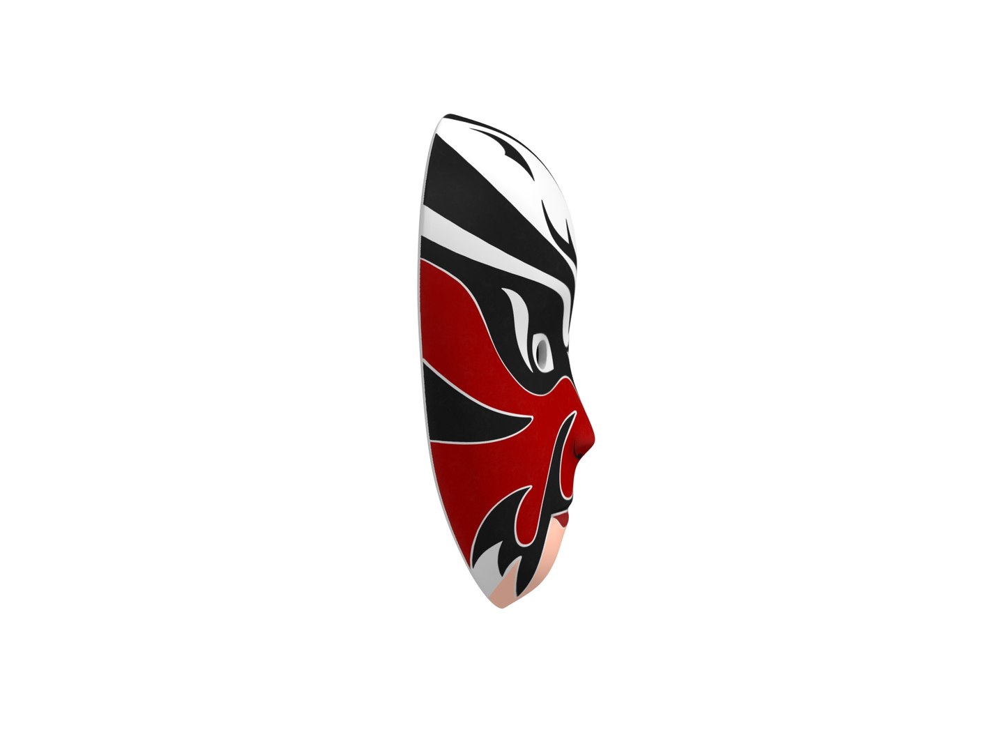 Chinese Opera Mask 3D Model - TurboSquid 1421587
