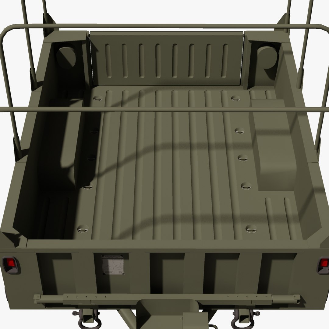 3d Model M1101 Cargo Trailer