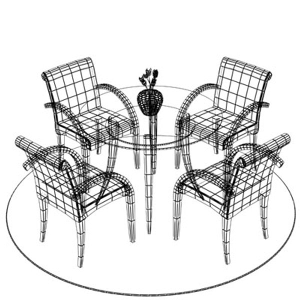 dining table 3d model