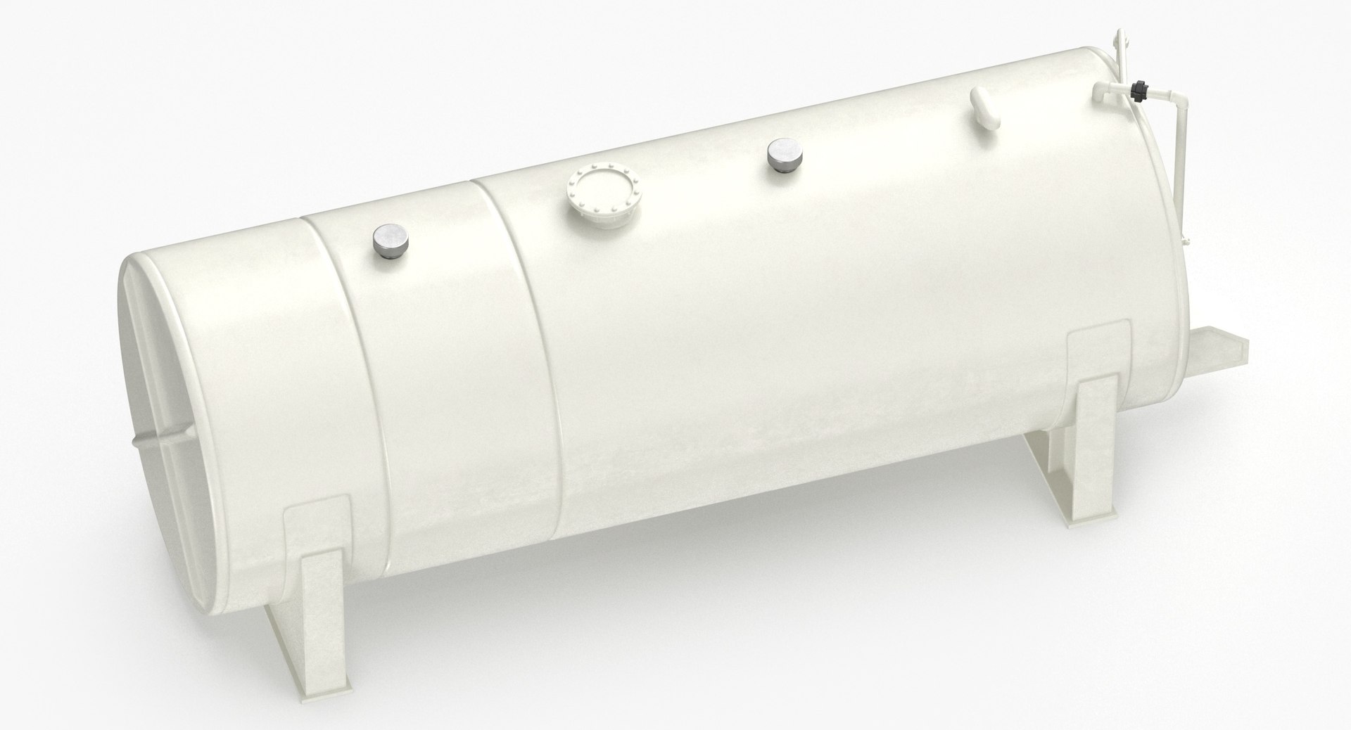 3D Model Horizontal Storage Tank Clean And Dirty - TurboSquid 1882736