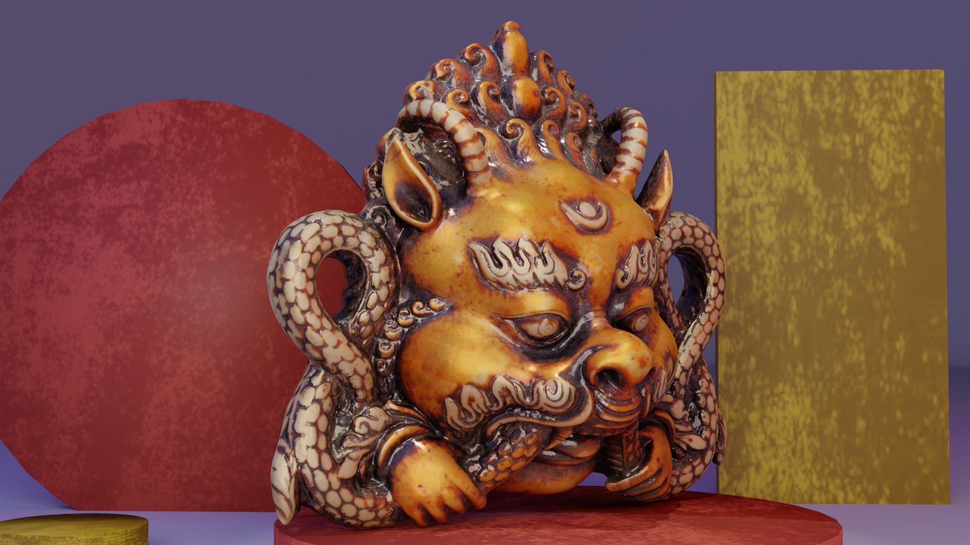 3D Union Of The Sun And Moon Sculpt High-poly 3D Model - TurboSquid 1802577