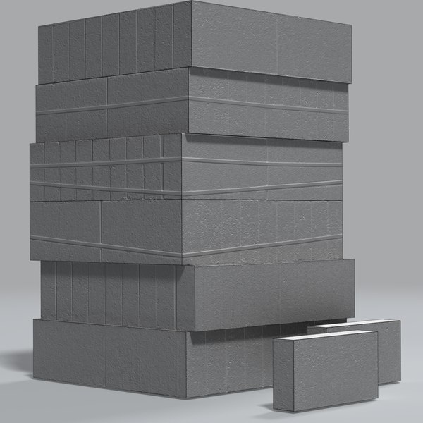 construction breezeblocks 3ds