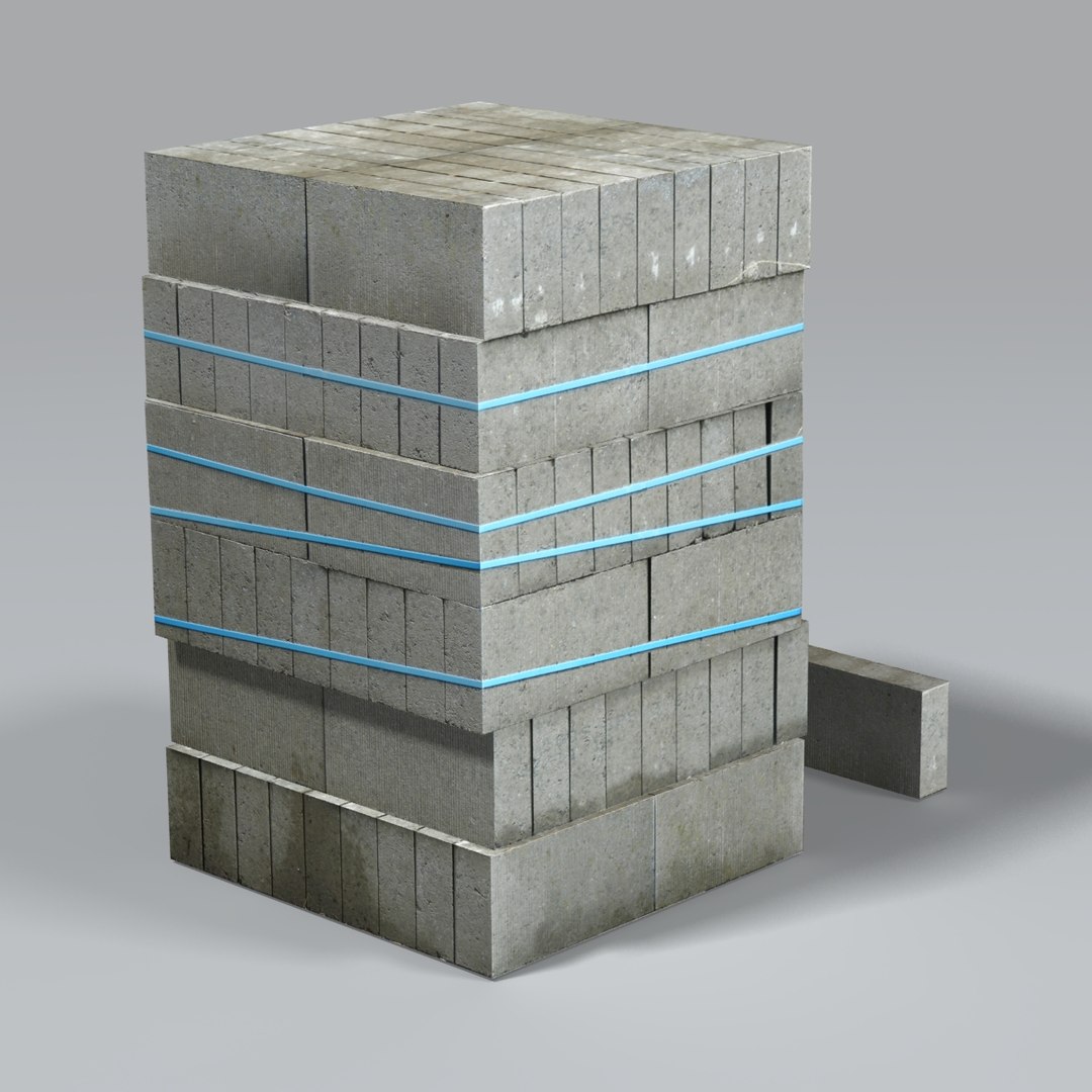 Construction Breezeblocks 3ds