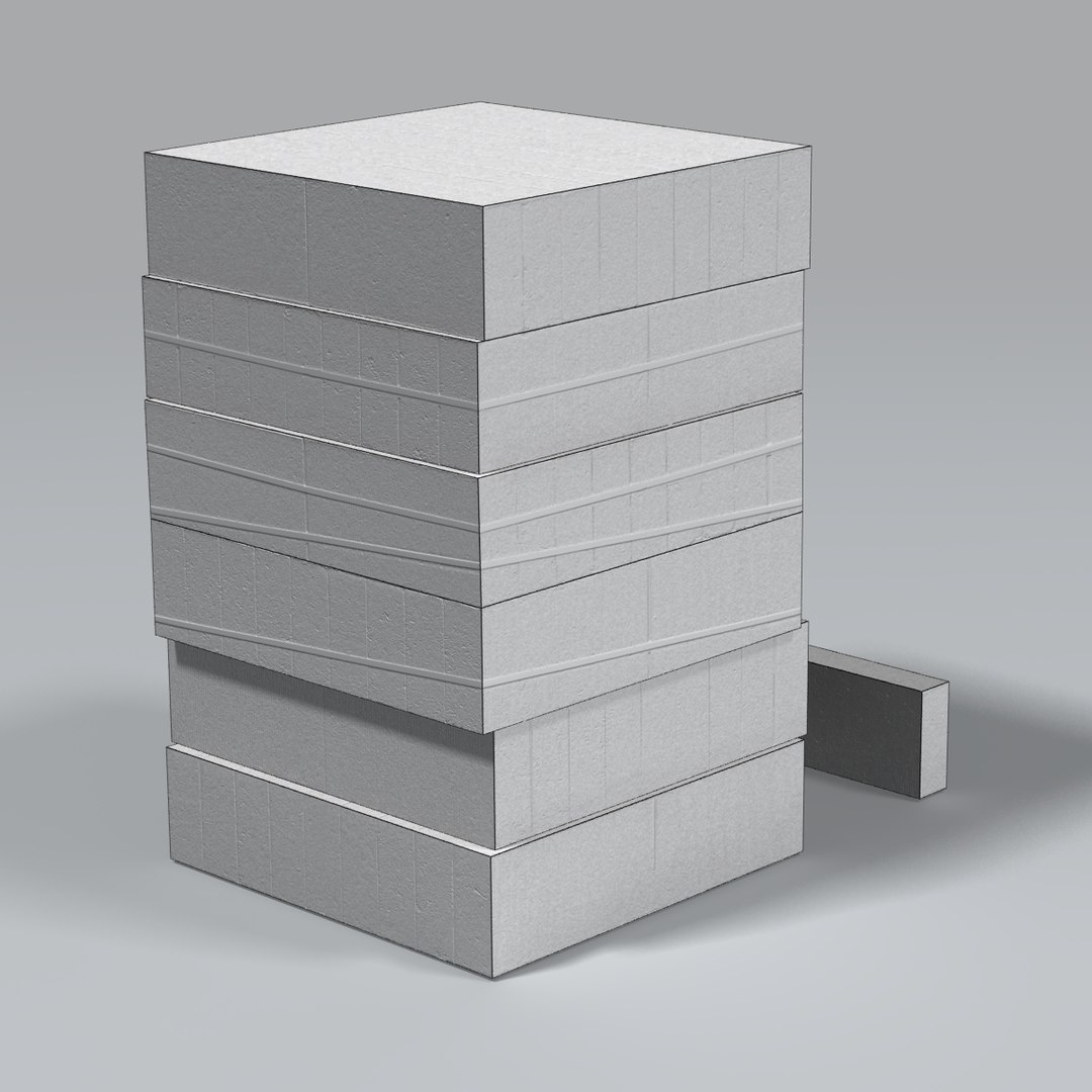 Construction Breezeblocks 3ds