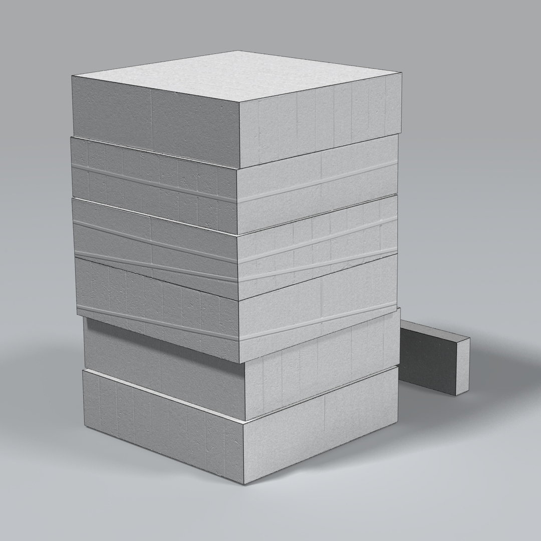 construction breezeblocks 3ds