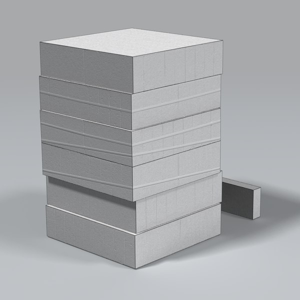 construction breezeblocks 3ds