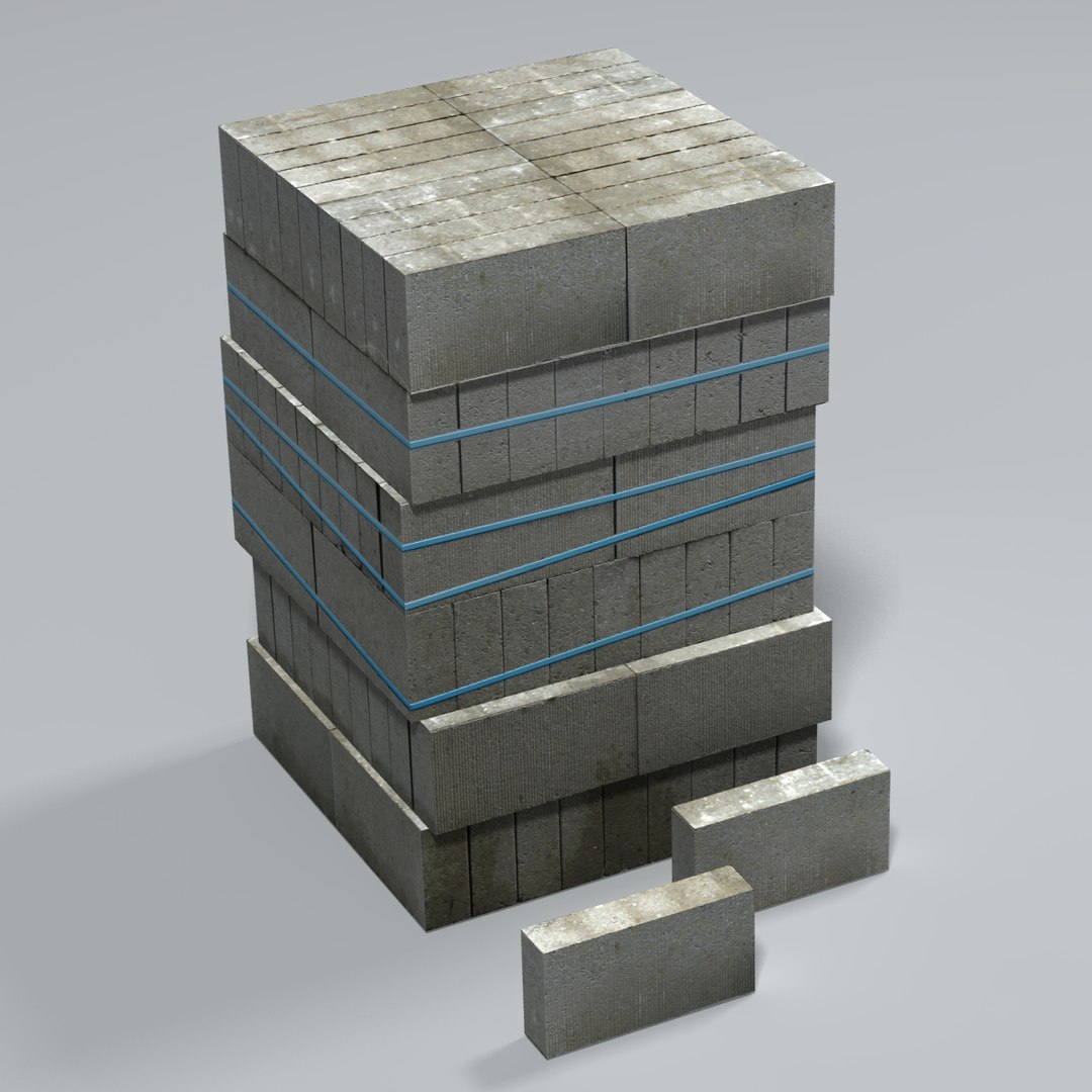 Construction Breezeblocks 3ds