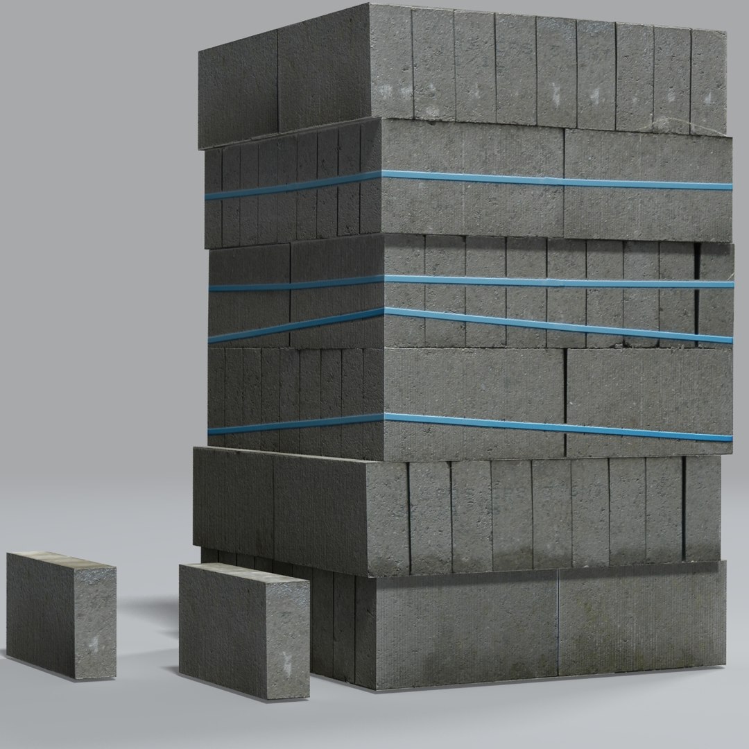 Construction Breezeblocks 3ds