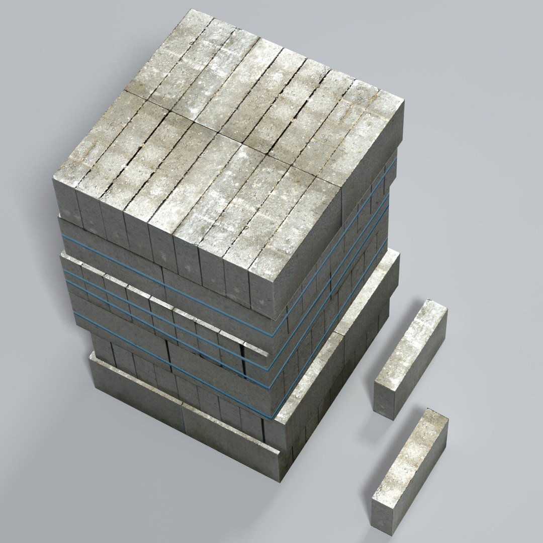 Construction Breezeblocks 3ds