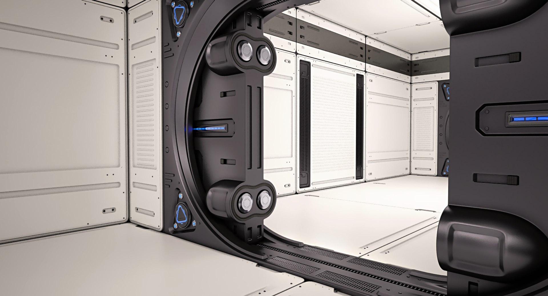 Sci Fi Lab Interior Model - TurboSquid 1242898