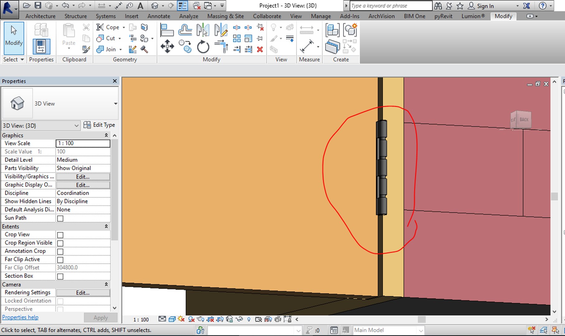 Single Door Revit Family 3D Model - TurboSquid 1381475
