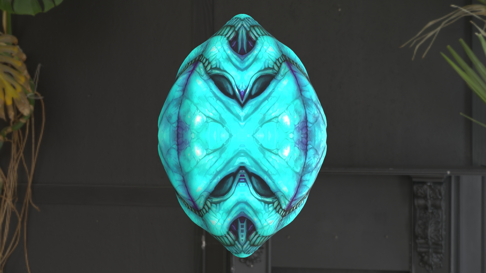 Blue Alien Egg 1 3D Model - TurboSquid 1986587