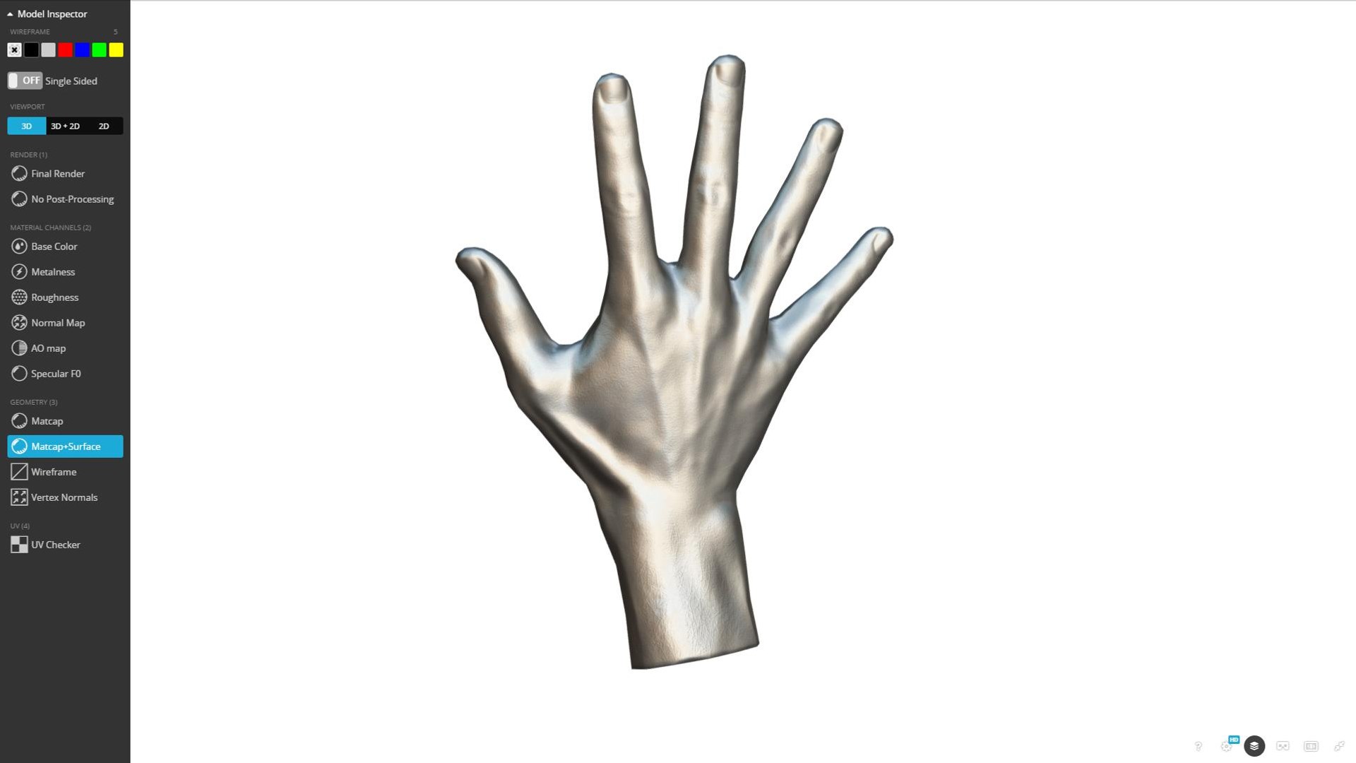 Scan Hand 3D Model - TurboSquid 1379311