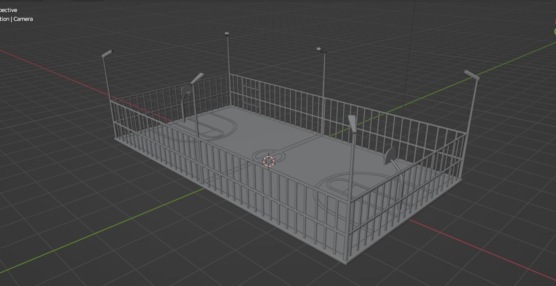 3D Basketball Court 3D Model - TurboSquid 2337164