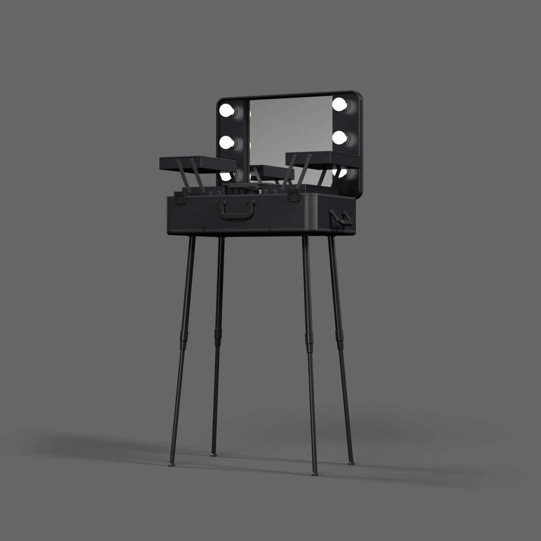 3d Model Makeup Table