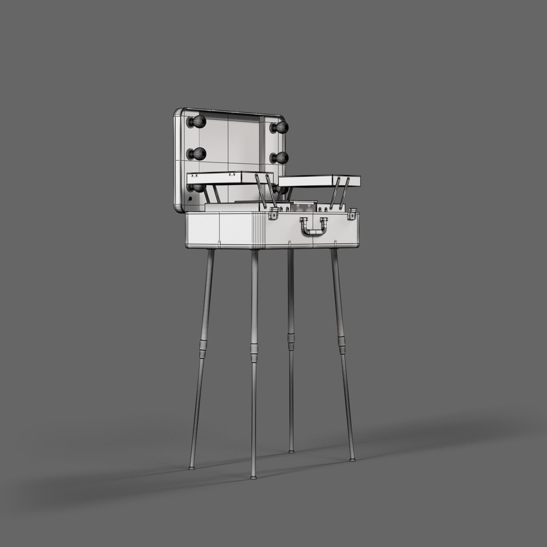 3d Model Makeup Table