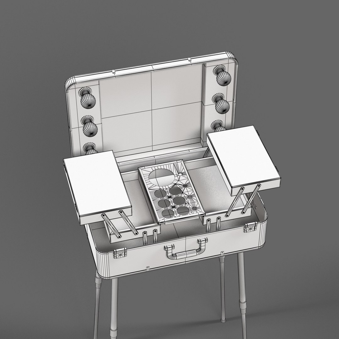 3d Model Makeup Table