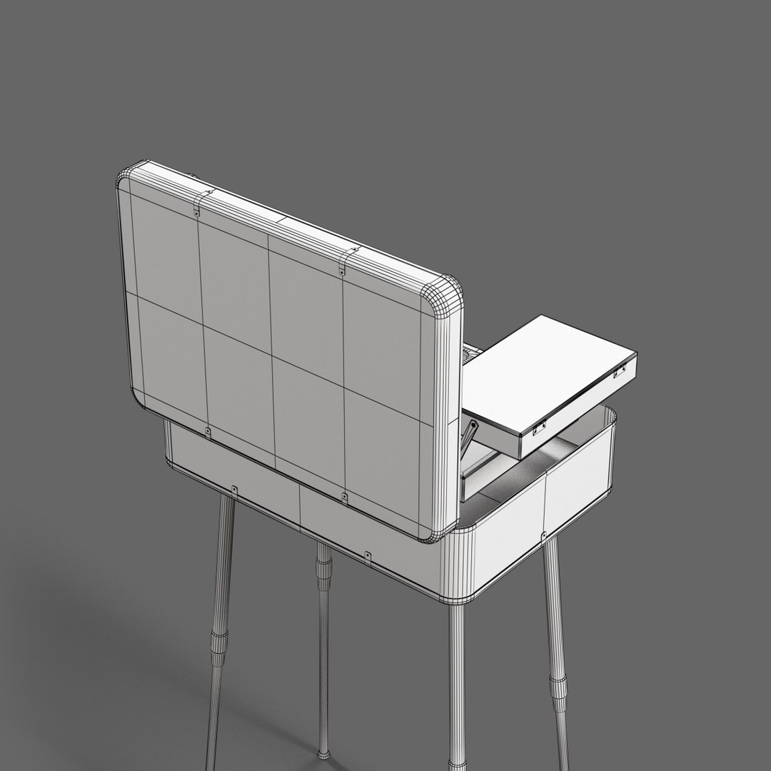 3d Model Makeup Table