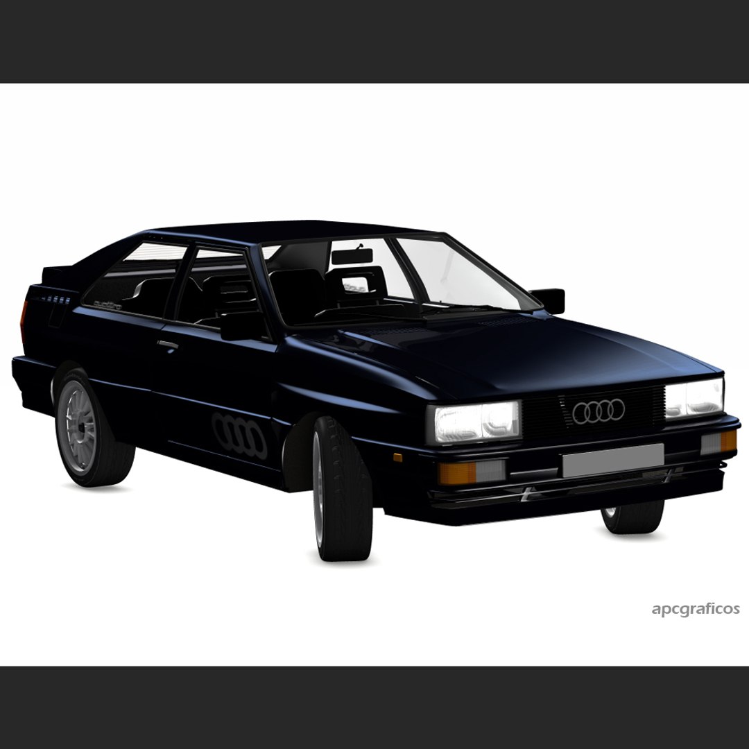 3d model audi quattro